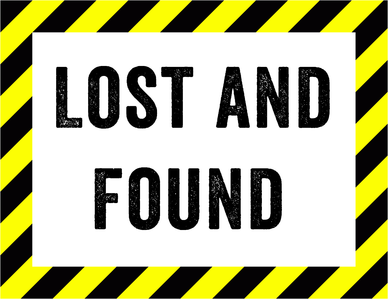 Lost And Found Clipart